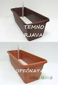 Cvjetno korito sa rezervom vode PVC | Sadnica u dom